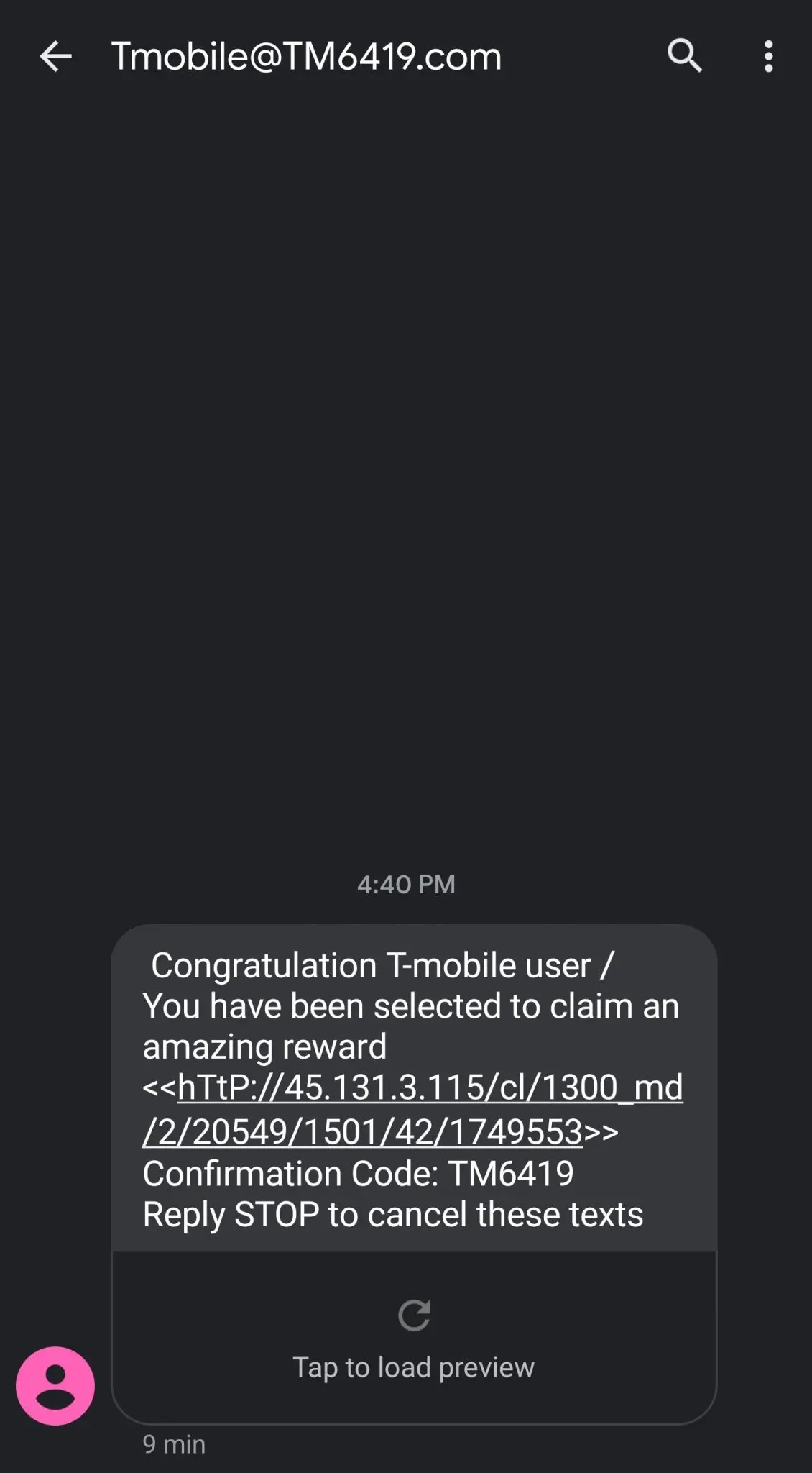 So we switched to the T-Mobile sim/plan and now are getting text ...